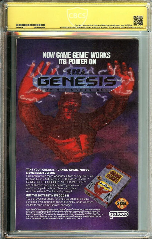 GHOST RIDER #31 CBCS 9.8 WHITE PAGES // SIGNED JOE AND ANDY KUBERT 1992 ...