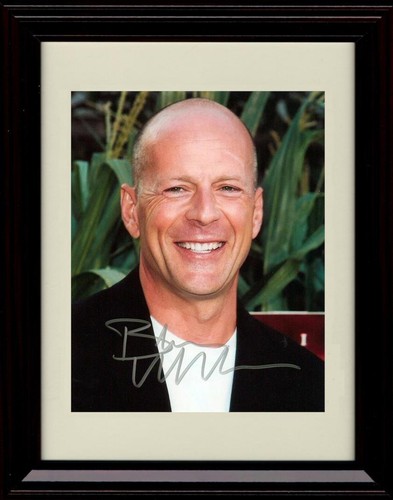 16x20 Framed Bruce Willis Autograph Promo Print - Close Up | eBay