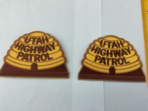Utah Highway Patrol collectable Patch Set 2 pieces Full Size New | eBay
