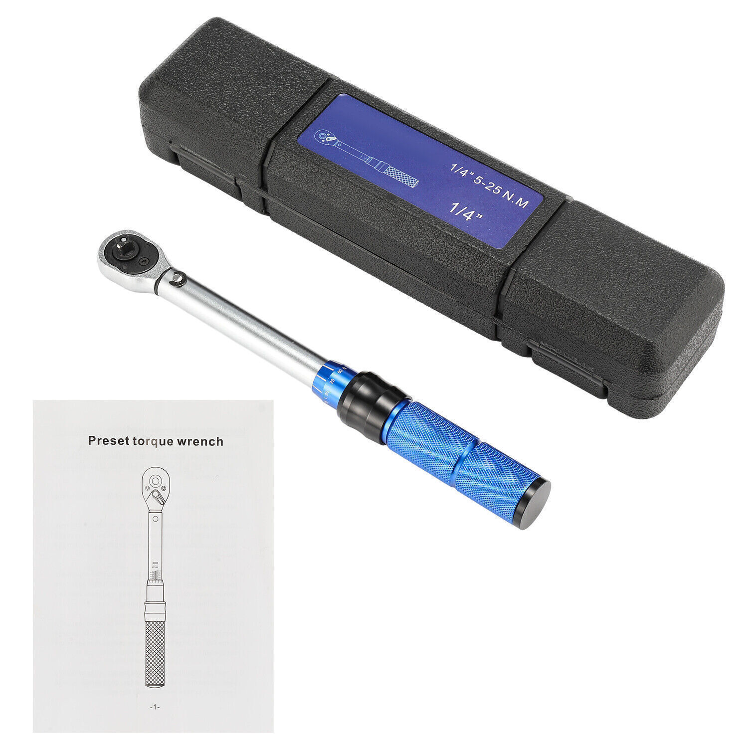 Drehmomentschlüssel 1/4 5-25 Nm Ratsche Drehmoment Werkzeug Für ...