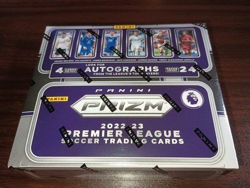 2022-23 Panini Prizm Soccer Premier League Retail Box 24 packs 5 Prizm ...