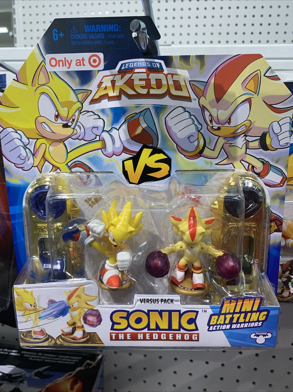 RARE Legends Of Akedo Super Sonic vs Super Shadow Target Exclusive 2 ...