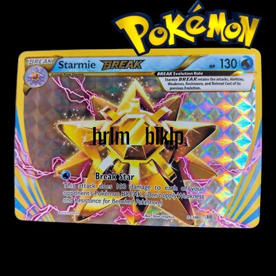 Pokémon XY Evolutions Starmie BREAK 32/108 Holo TCG | eBay