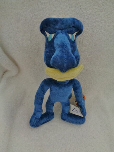 Alien Blue Wally Zinc Cosmo Critters 8" stuffed plush beanbag toy | eBay