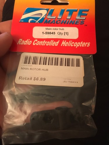 Main Rotor Hub VINTAGE LITE MACHINES R/C MODEL HELICOPTER Rare ...