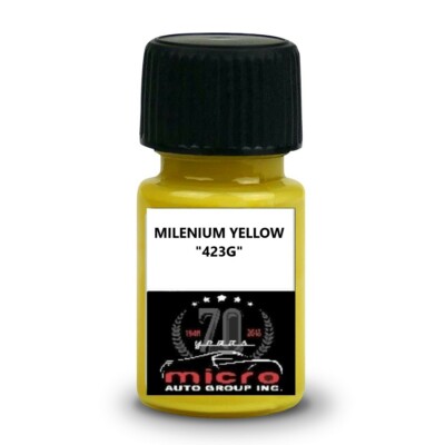 General Motors Millenium Yellow 423G Touch up Paint Kit With Brush 2 Oz ...