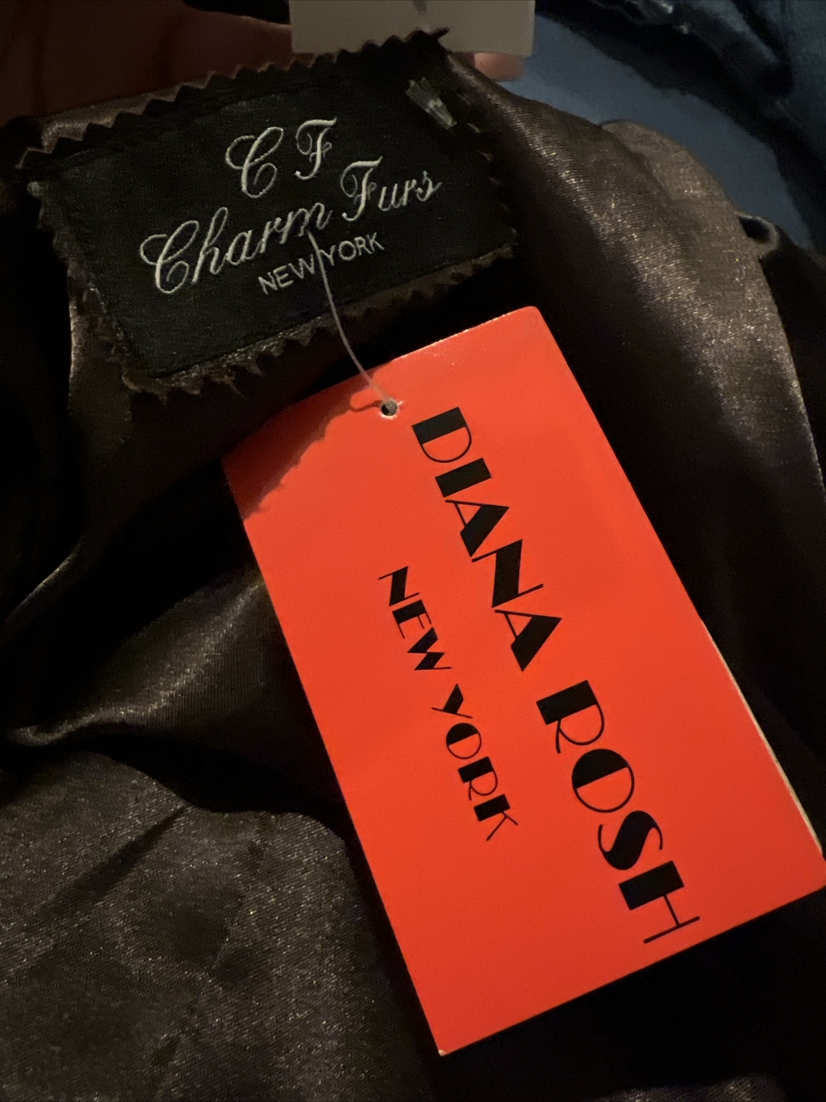 NWT CHARM FUR New York DIANA ROSH Arma Fur & Leather Convertible ...