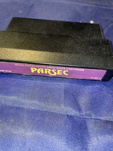 Parsec Game Cartridge for Texas Instruments TI-99/4A 1982 PHM 3112 Jim ...