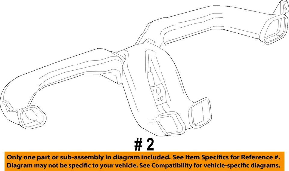 GM OEM 16-22 Spark Instrument Panel Ducts-Air Distributor 95250700 | eBay