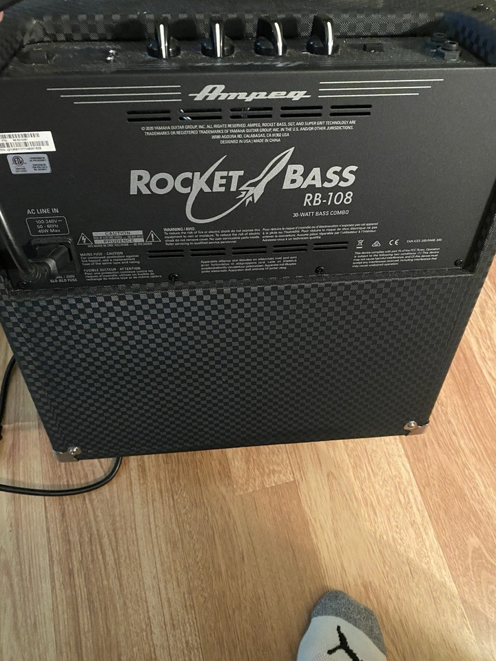 Ampeg Rocket RB-108 Bass Amplifier | eBay