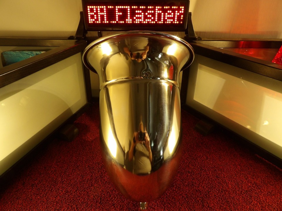 FEDERAL SIGNAL CHROME CP100 SIREN SPEAKER W/CLAMP-ON VISIBAR MODEL 11 ...