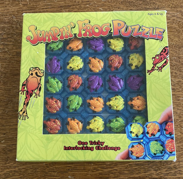 1997 DaMert Jumpin' Frog Jumble Interlocking Puzzle Top 100 Games ...