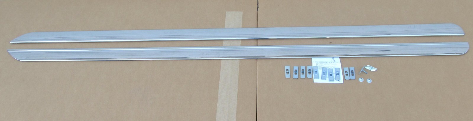 1957 CHEVY ROCKER PANEL MOLDINGS with CLIPS *** USA MADE *** | eBay
