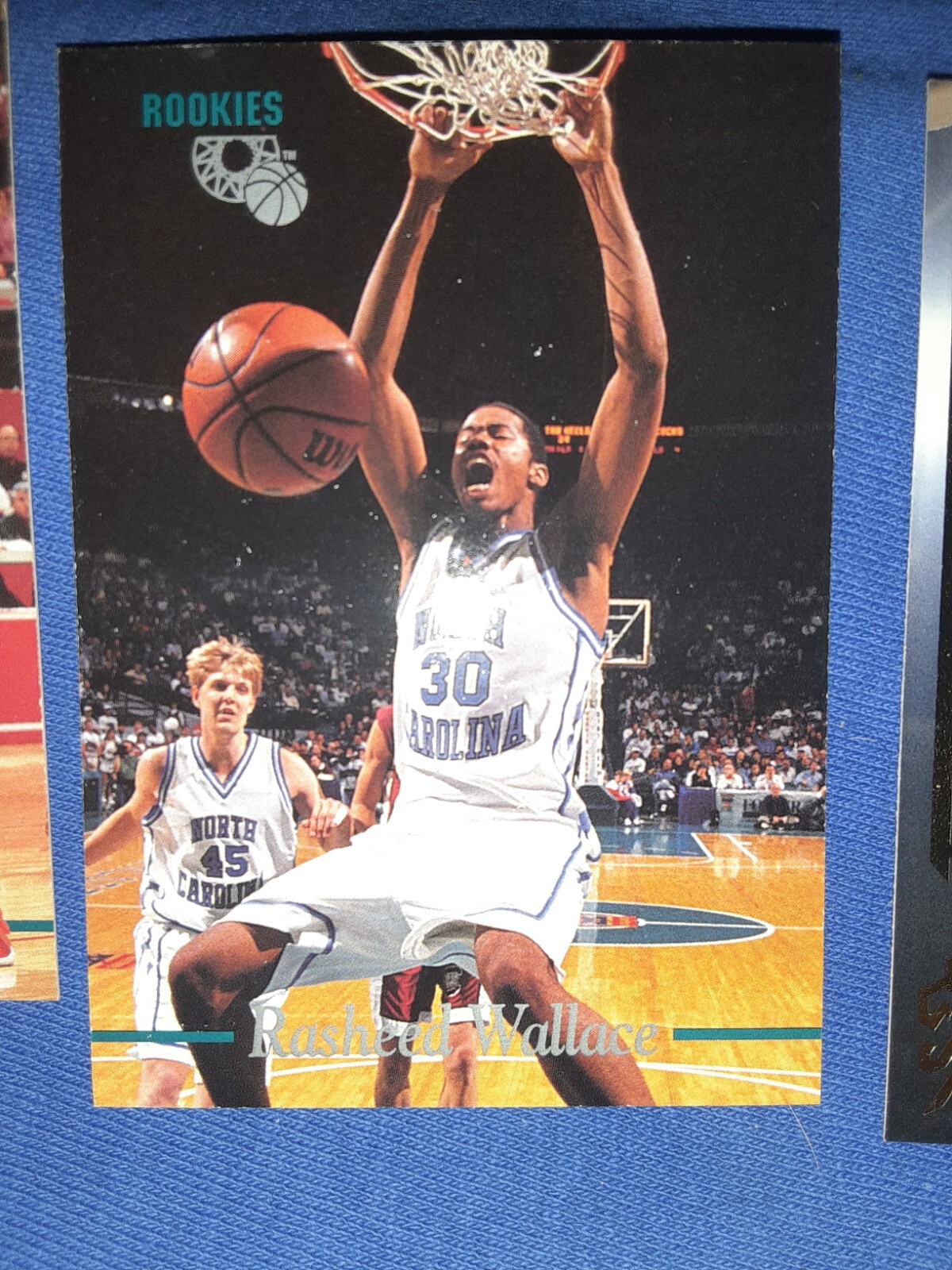 1995 Classic Basketball #4 Rasheed Wallace Rookie RC North Carolina MVP ...