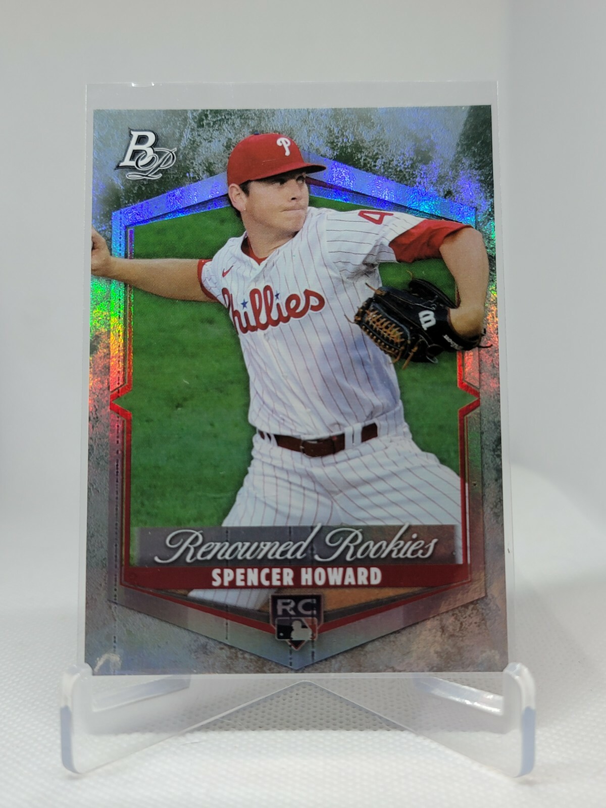 Rangers Spencer Howard 2021 Bowman Platinum Renowned Rookies RC #RR-19 ...