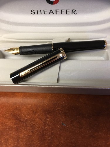 Sheaffer Agio COMPACT Black Lacquer "M Nib" Fountain Pen | eBay