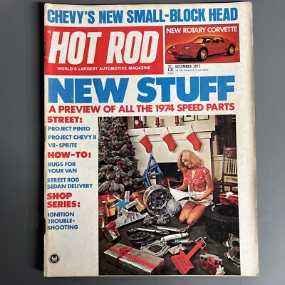 Hot Rod Magazine Dec 1973 Vintage Classic Custom Muscle Cars Track HAMB ...