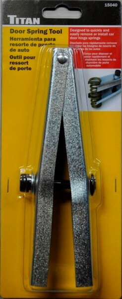 Titan 15040 Door Spring Tool | Remove or Install Door Hinge Springs for ...