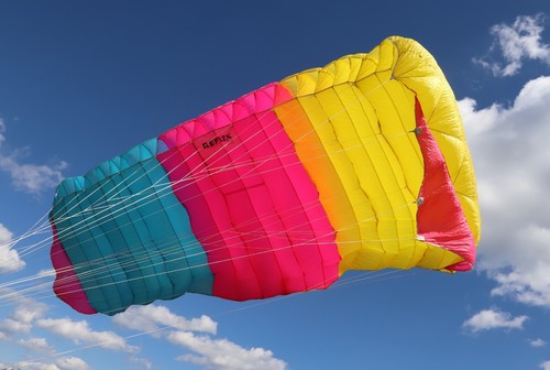 Reflex 145 skydiving parachute - 9 cell elliptical main canopy - great ...