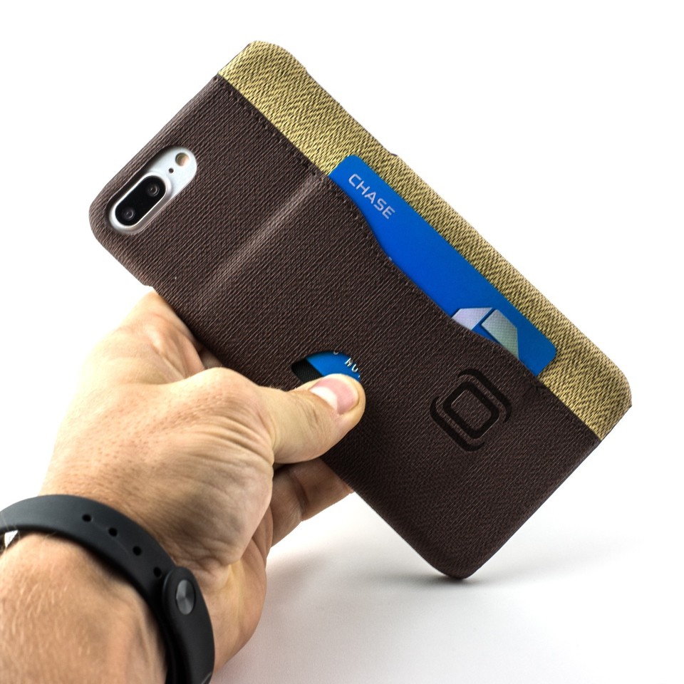 iPhone 8, 8 Plus, 7, 7 Plus Card Case - Canvas Style Snap-on Cover, 1 ...