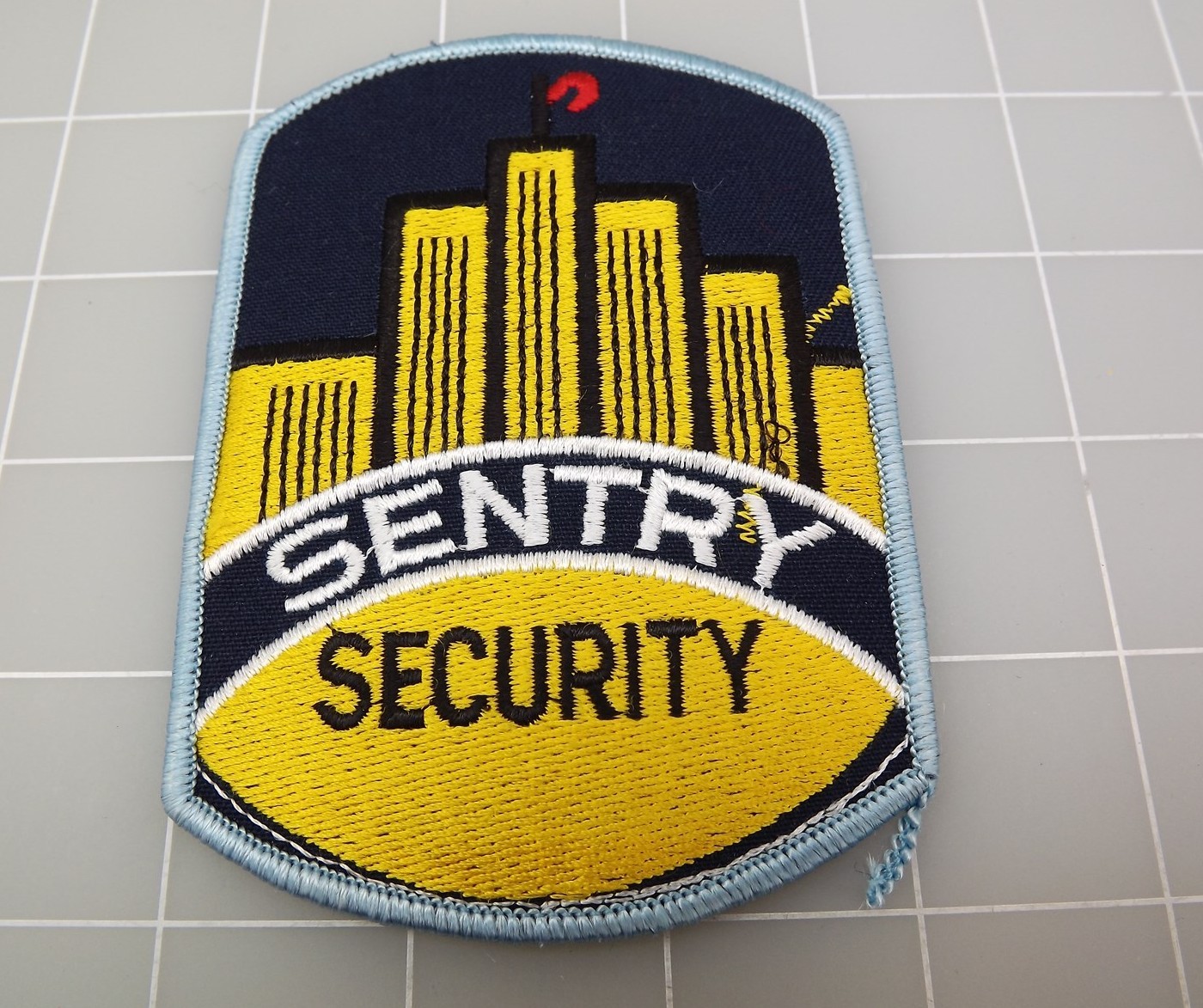 Sentry Security Blue & Yellow PATCH BRAND NEW 3 1/8" | eBay