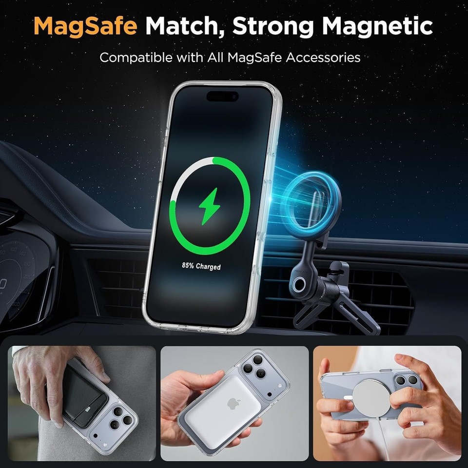 Case for iPhone 18 Pro Max, Magnetic Crystal Clear | eBay UK