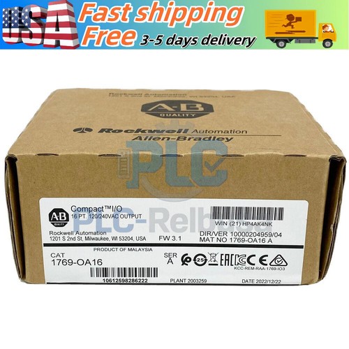 Allen Bradley 1769-OA16 CompactLogix 16pt 120/240VAC Output USA Seller ...