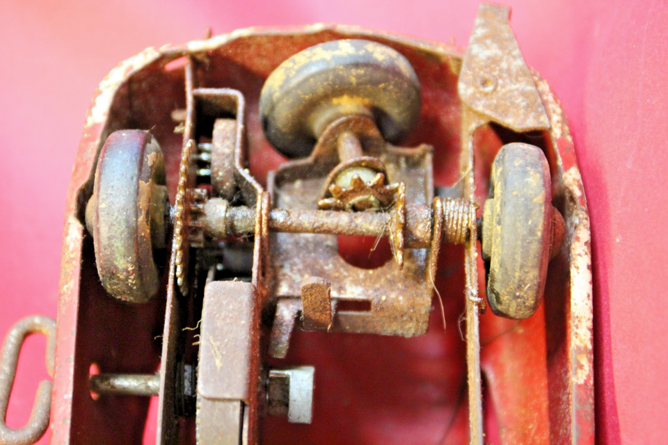 Antique 1930s Buddy L SCARAB Pressed Steel Wind Up Toy Car Parts/Repair ...