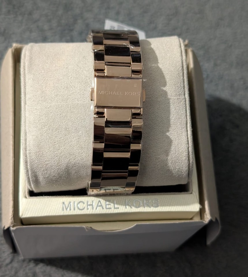 Michael Kors Limited-Edition Oversized Raquel Pavé Rose Gold- Pink ...