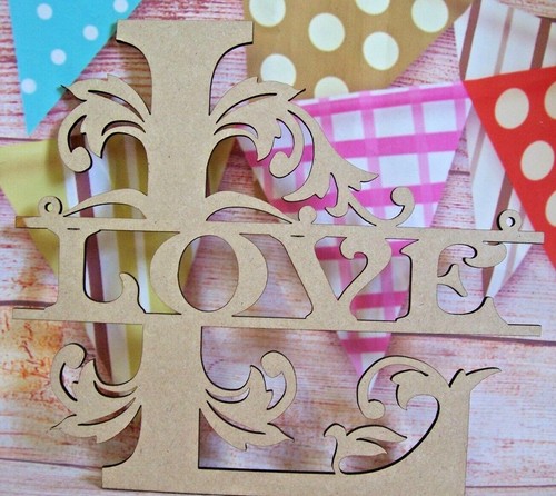 Personalised Monogram Names Words MDF Craft Blank Varied sizes # ...