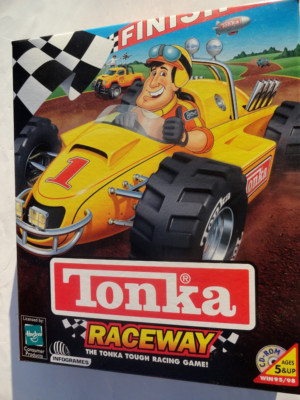 TONKA Raceway The Tonka Tough Racing Game NIB + Diecast vehicle | eBay