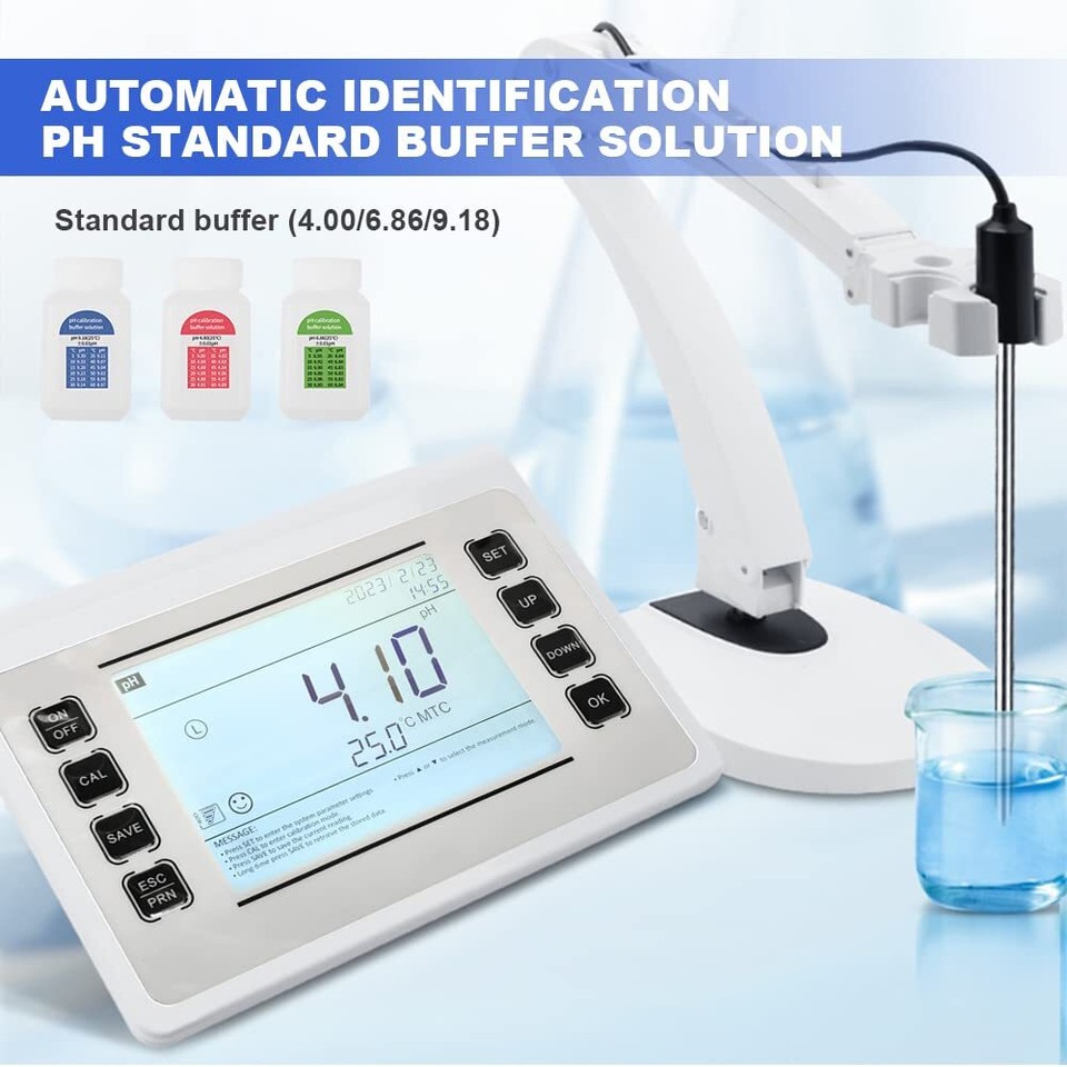 LED Multiparameter Ph Meter Automatic Calibration Acidity Meter Monitor ...