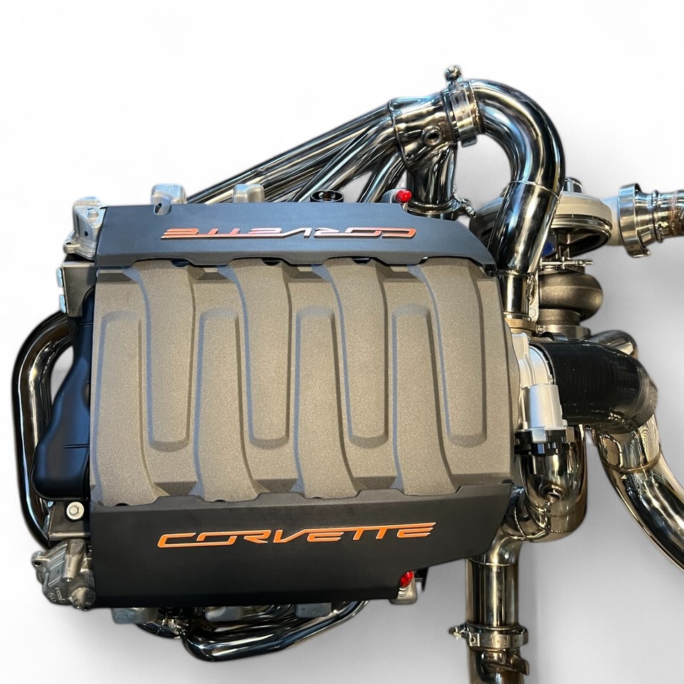 FOR 14-19 CORVETTE C7 TURBO KIT + INTERCOOLER S475 1100HP SINGLE LT1 ...