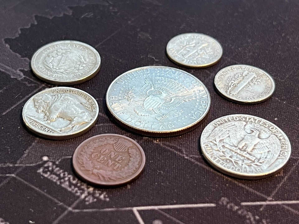 19th And 20th Century U.S. Coin Type Set Starter Kit - 7 Coins - 7 ...