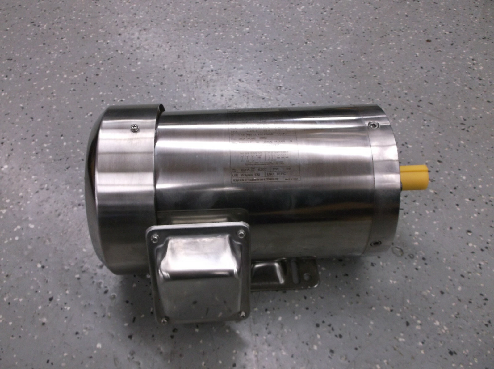 Surplus Marathon N456A Washdown 1.5HP 3PH 3450RPM 208-230V 4.2-3.8A ...