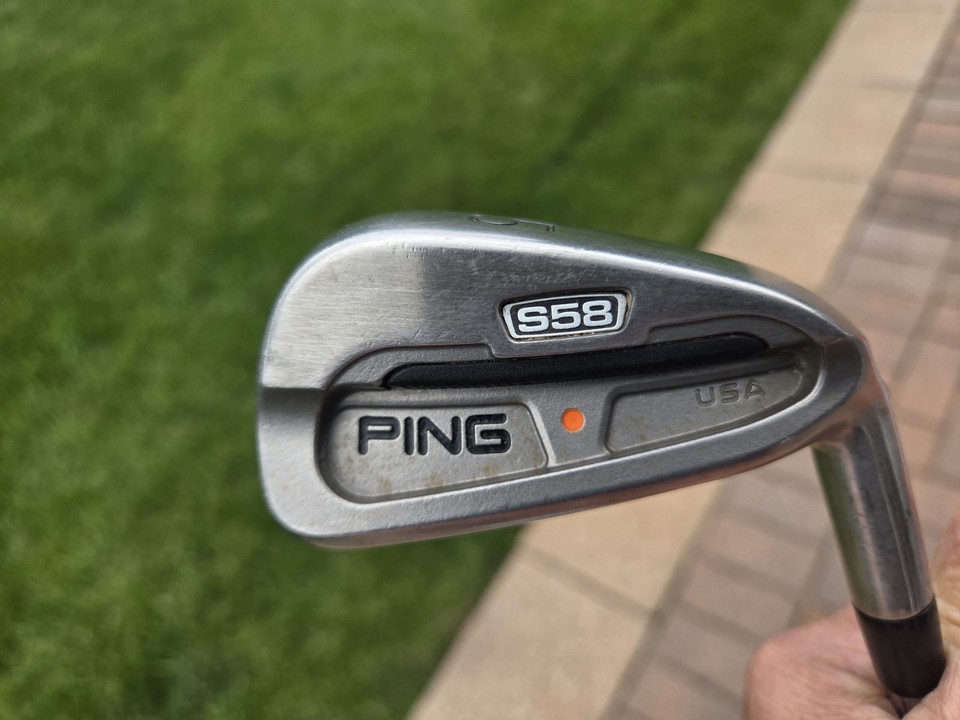 Ping S58 Iron Set 3-PW Orange Dot Stiff Steel Mens RH | eBay