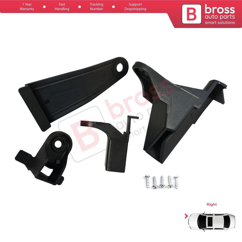 Headlight Mount Repair Bracket Right for Renault Symbol MK3 2013-2017 ...