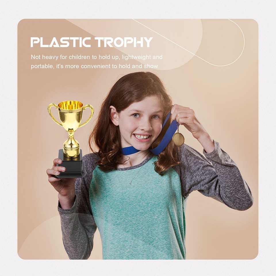 Plastic Trophy Small Size Decorative Award for Children Competitions ...