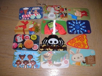 Target #1 12 different new and used collectible gift cards | eBay