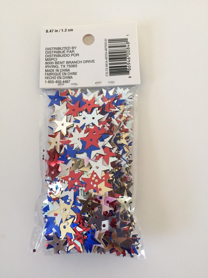 Creatology Sequins *Red, Silver And Blue* | eBay