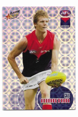 2008 AFL SELECT CLASSIC HOLOFOIL MELBOURNE CALE MORTON HF99 CARD | eBay ...
