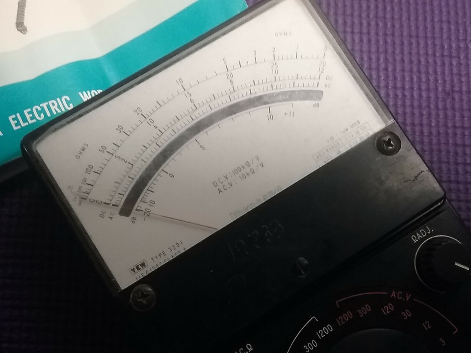 1970's Vintage Yokogawa Electric YEW Circuit Tester Multimeter Model ...