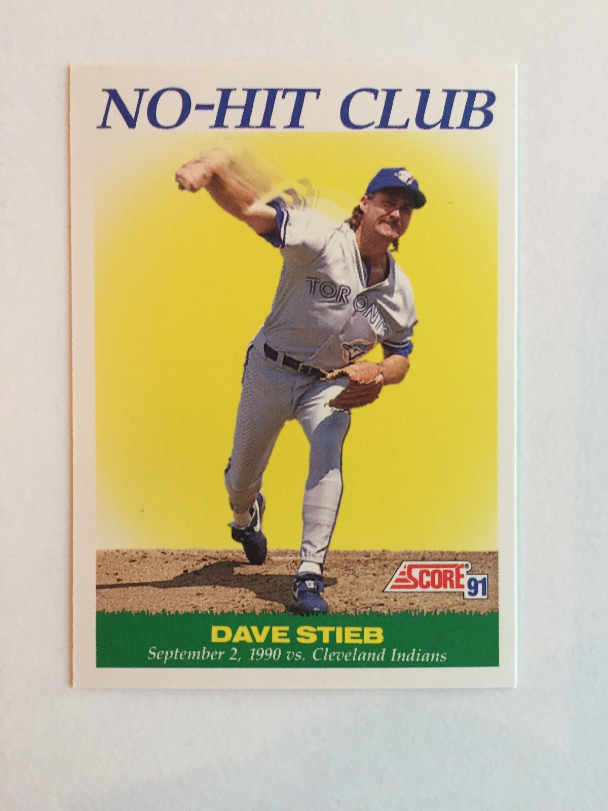 1991 Score Baseball Series 2 #707. Dave Stieb. No Hit Club. | eBay