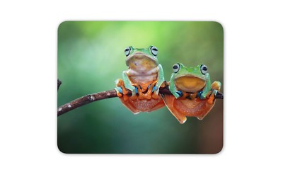 Tropical Tree Frogs Mouse Mat Pad - Frog Jungle Amphibian Computer Gift ...