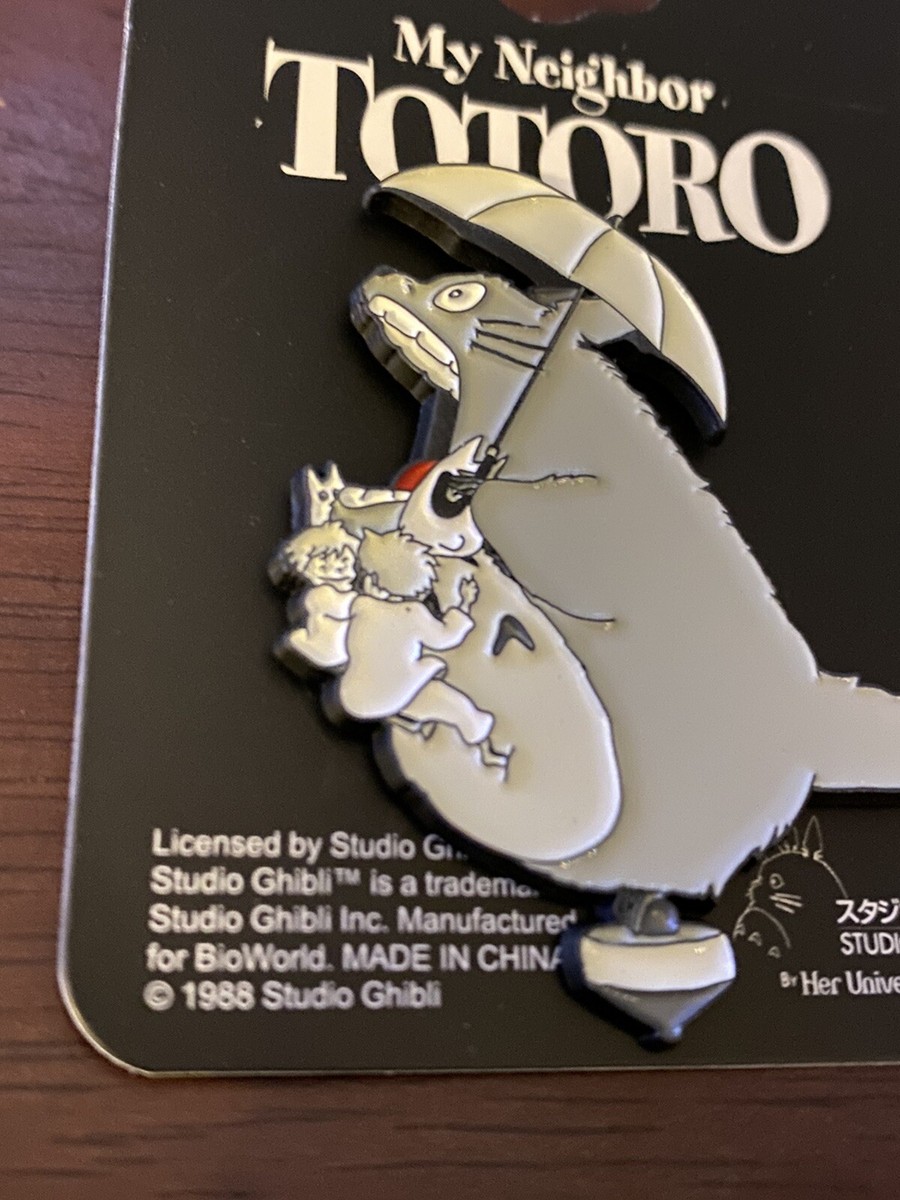 Totoro Flying With Umbrella