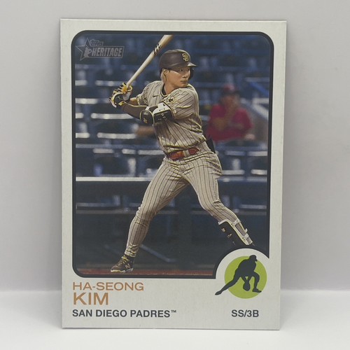 2022 Topps Heritage High Number Ha-Seong Kim Base #542 San Diego Padres ...