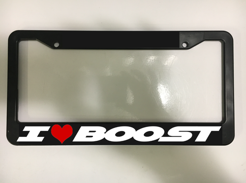 I Heart Love Boost Turbo Charged JDM Diesel Boosted Car License Plate ...