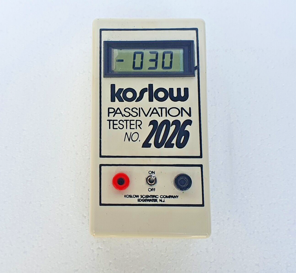 KOSLOW 2026 Stainless Steel Passivation Tester Passi-Tester, Corrosion ...