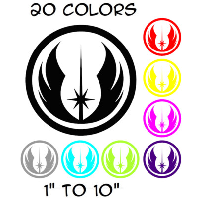 Star Wars Jedi Order Sticker Vinyl Decal Die Cut - Car Window Wall ...