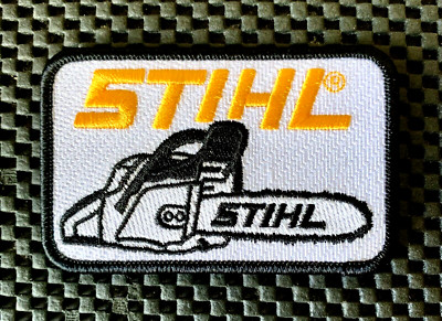 STIHL CHAINSAWS EMBROIDERED SEW ON PATCH POWER TOOLS 3 3/4" x 2 1/2" NOS | eBay